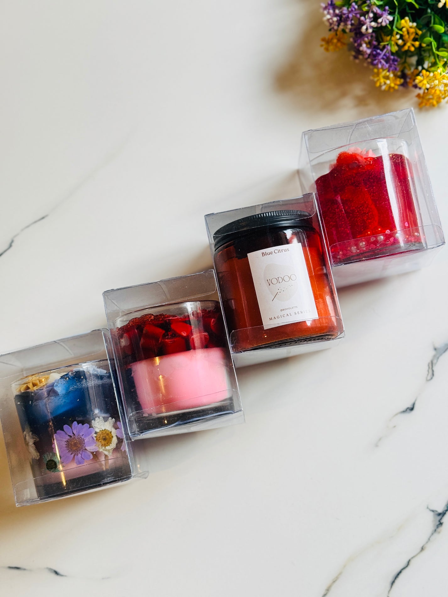 Pvc 1 Jar Pvc Box | 2.8x2.8x3.5 inch – Boholette