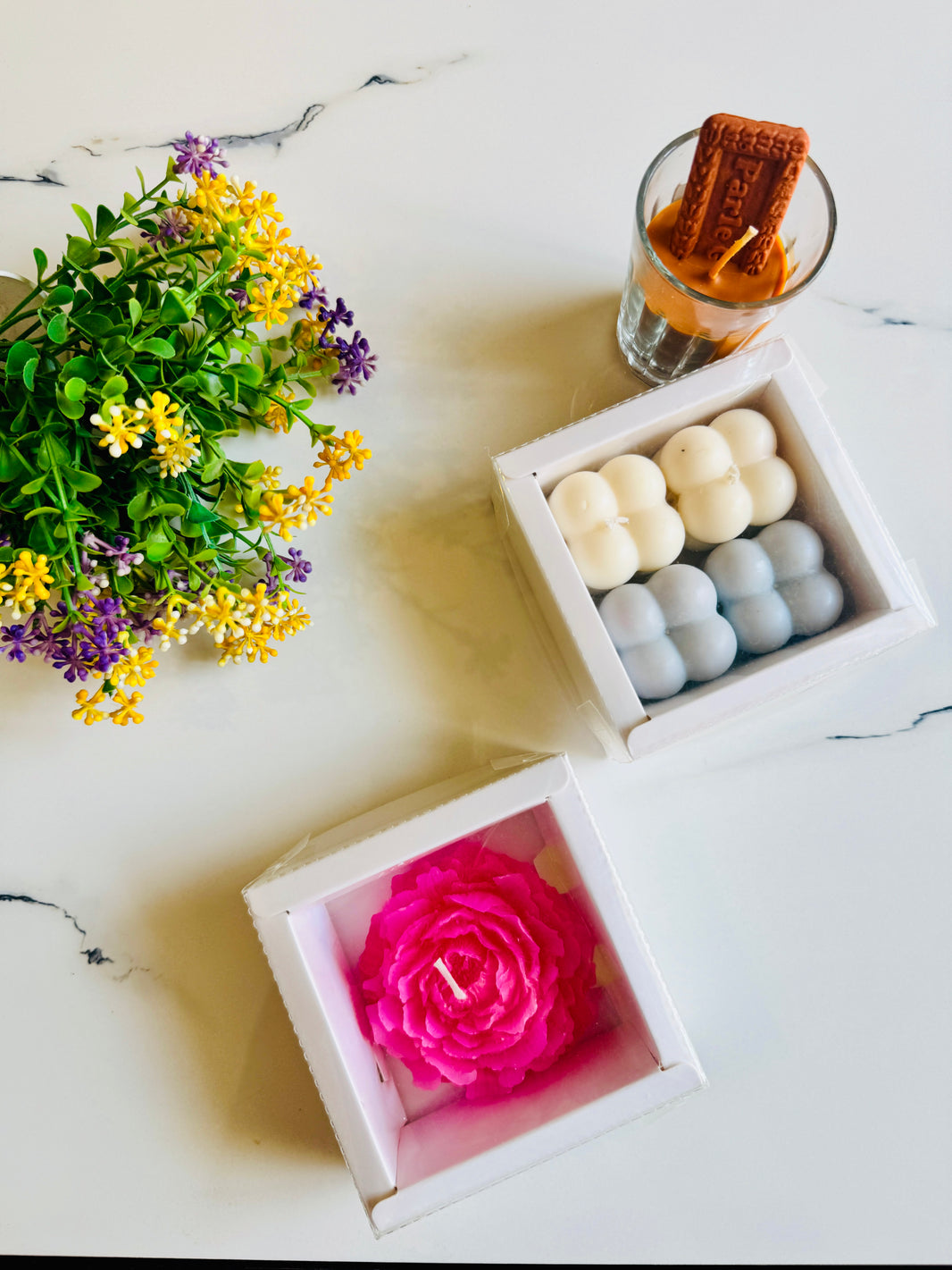 White Candle Packaging Boxes | White Paper Candle Boxes – Boholette