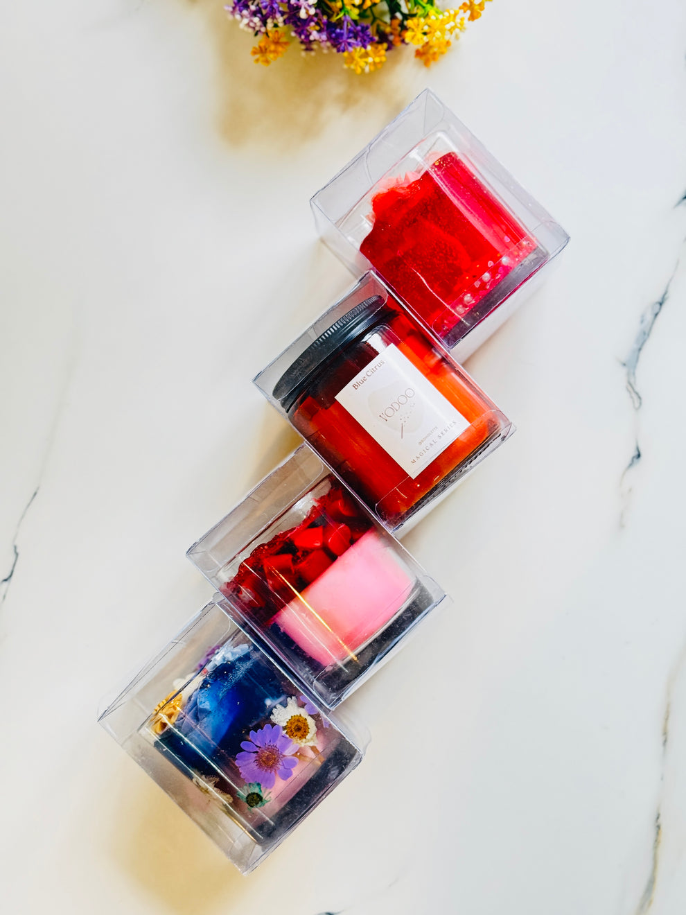 Pvc 1 Jar Pvc Box | 2.8x2.8x3.5 inch – Boholette